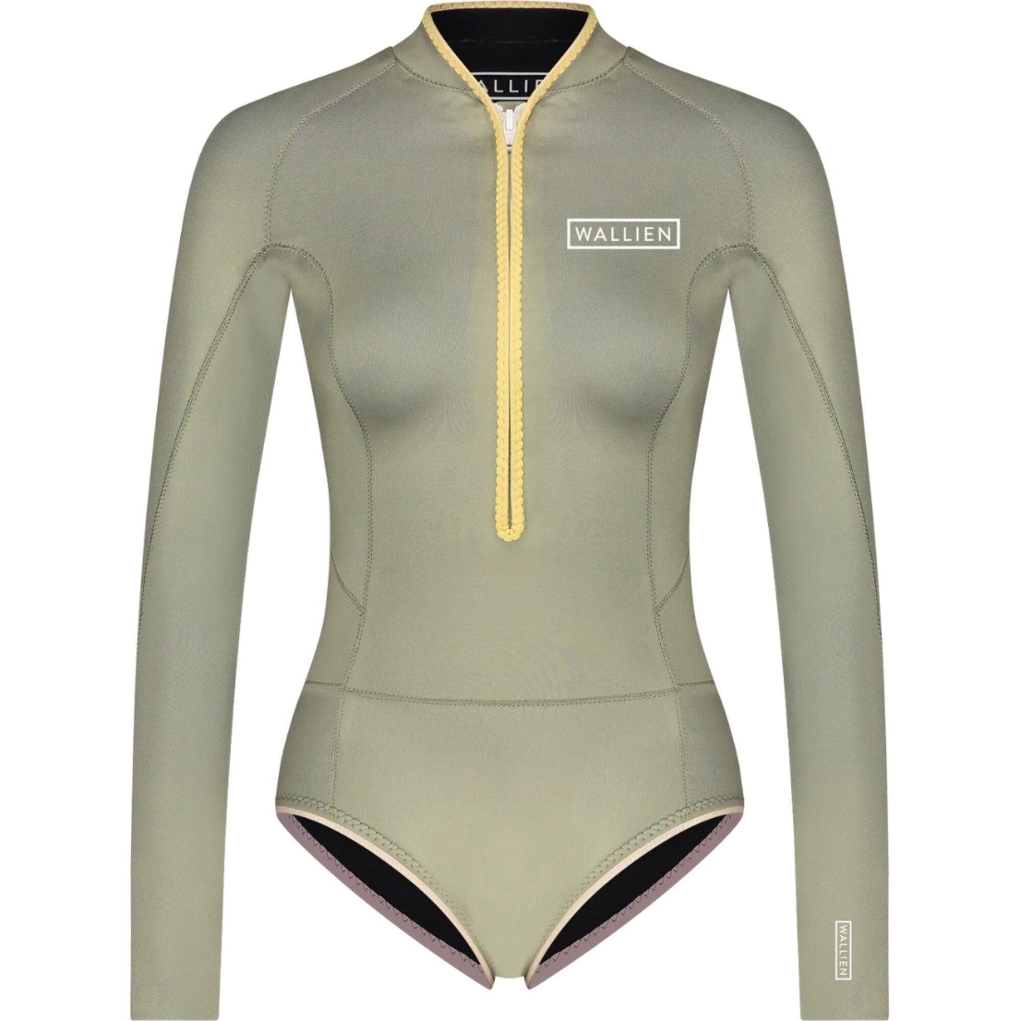2025 Wallien Womens Nikki Van Dijk Bikini Cut 1mm Front Zip Springsuit Wetsuit | Wetsuit Outlet